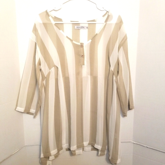MISSLOOK | Tops | Plus Size 3xxx Misslook Blousetop | Poshmark